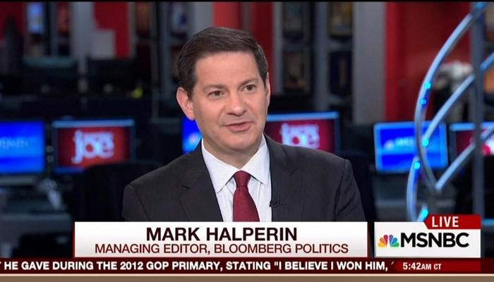 Halperin: 'Only Way A Republican Can Win...Is If The Press Favors Them ...