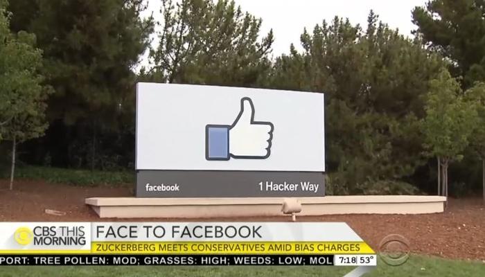 CBS Defends Facebook: ‘They Didn’t Have to Meet’ With Conservatives ...