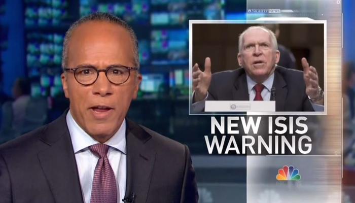 NBC’s Today Ignores CIA Director’s ‘Stark Warning’ About ISIS | Newsbusters