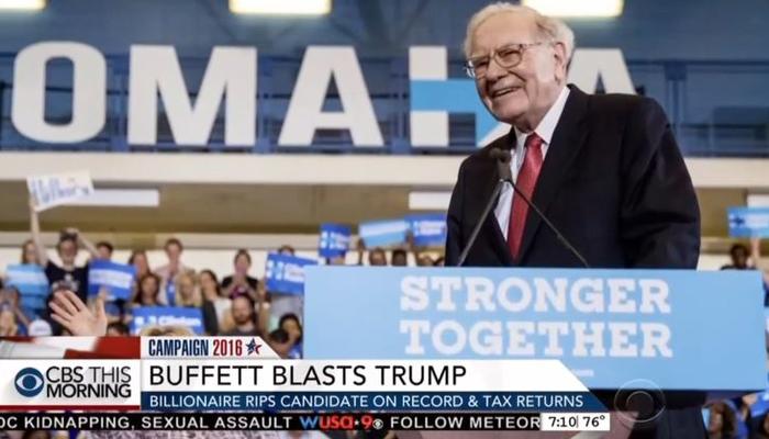 Networks Excited ‘Oracle of Omaha’ Buffett Is Backing Clinton, Skip ...