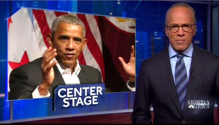 CBS, NBC Celebrate Obama’s First Public Appearance Since Inauguration ...