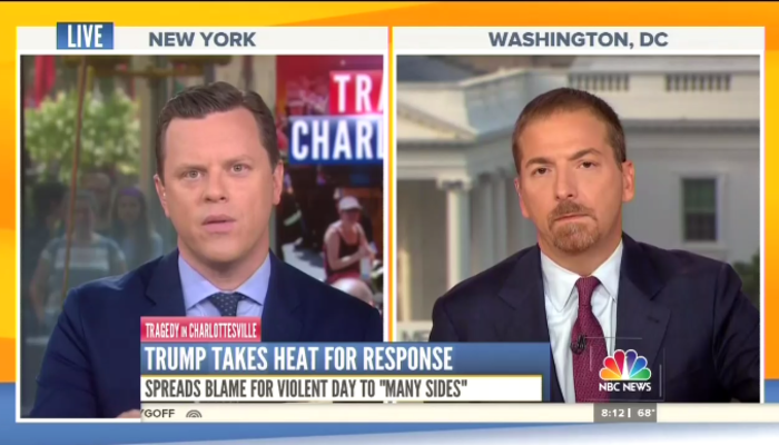NBC Lashes Out at President Trump After Charlottesville Attack ...