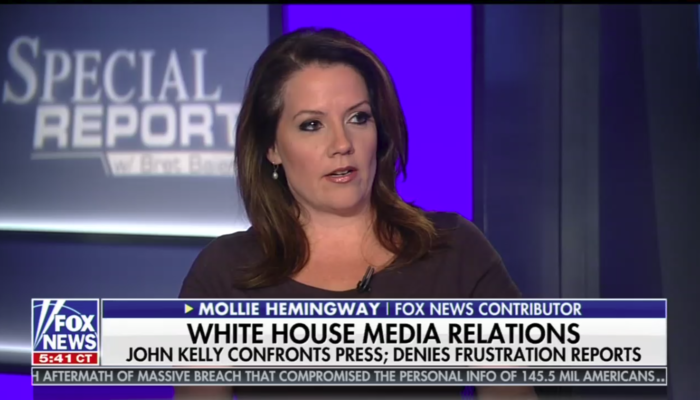 Mollie Hemingway Hammers Media for False Kelly Quitting Stories ...