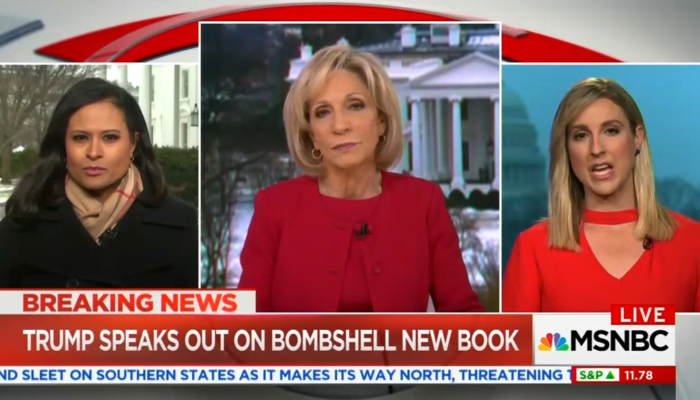 MSNBC: ‘Narrative’ of Unverified Trump-Trashing Book ‘Has Already Taken ...