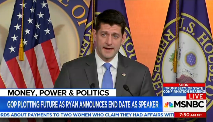 MSNBC: Ryan Not Quitting Over Trump Will Be ‘Stain on His Political ...