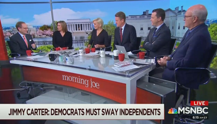 Morning Joe Panel Laughs as Mika Claims Kamala Harris is Moderate ...