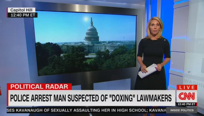 Nets Ignore the Arrest of Senate Doxxer, CNN Hides Dem Party ...