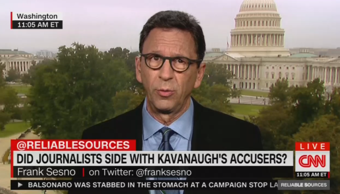 CNN Veteran Frank Sesno Slams Media’s Lack of Vetting for Kavanaugh ...