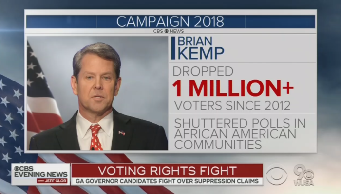 CBS Boosts Liberal Claims GOP Suppressing Minority Voters in Georgia ...