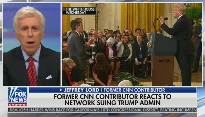 Jeffrey Lord on CNN and Media's Hypocrisy: 'First Amendment For Me But ...