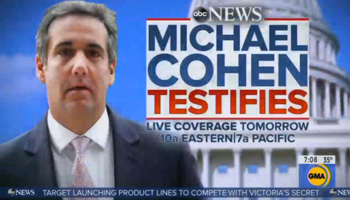 ABC Hypes Cohen Testimony, Ignores Him Lying to Congress | Newsbusters