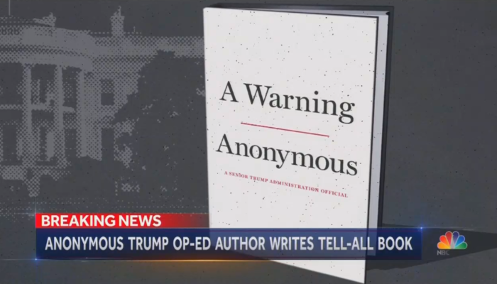 Abc Nbc Gush For New Anti Trump Book By Anonymous Official Newsbusters