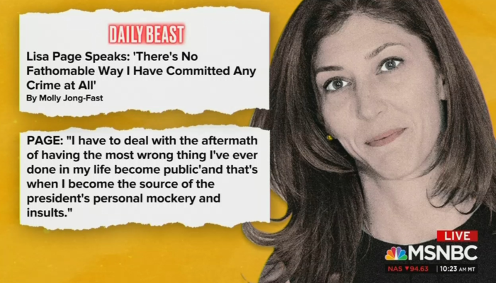 Daily Beast Mourns Trump ‘Victim’ Lisa Page Put Through ‘MAGA Meat ...
