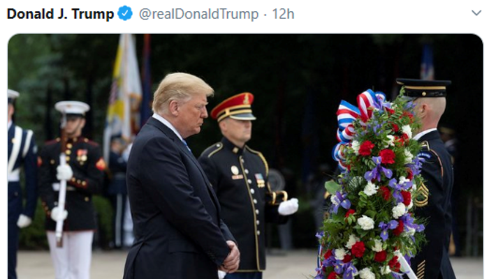 Politico's 'Playbook' Compares Trump Memorial Day Tweets to Patriotic ...