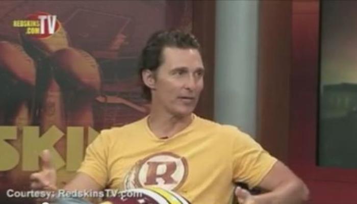 Matthew McConaughey Wusses Out on Gun Rights and Redskins Name ...