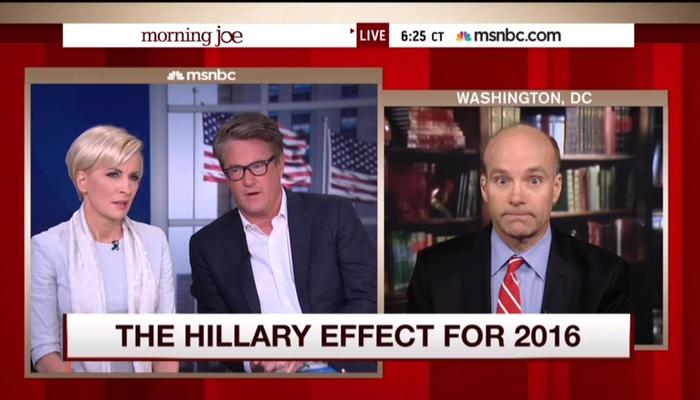 Morning Joe Panel: Hillary Could Lead Democratic Wave in 2016 | Newsbusters