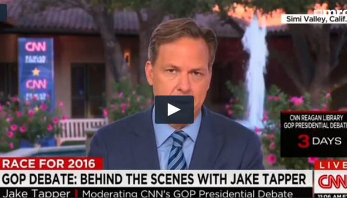 Jake Tapper Anticipates ‘Straw Man’ Attack on Him from the GOP Debate ...