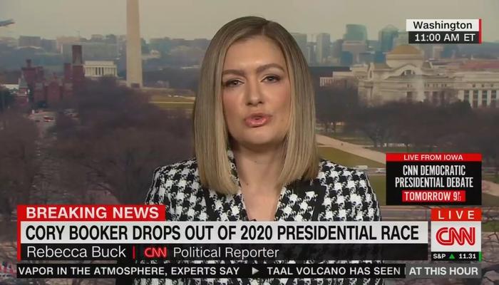 Smoochy! CNN Booker Reporter/Fan Rebecca Buck Concludes with Sugary ...