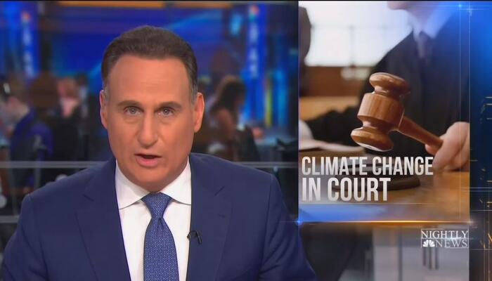 Nbc Hypes Liberal Activists Suing U S Government Over Global Warming