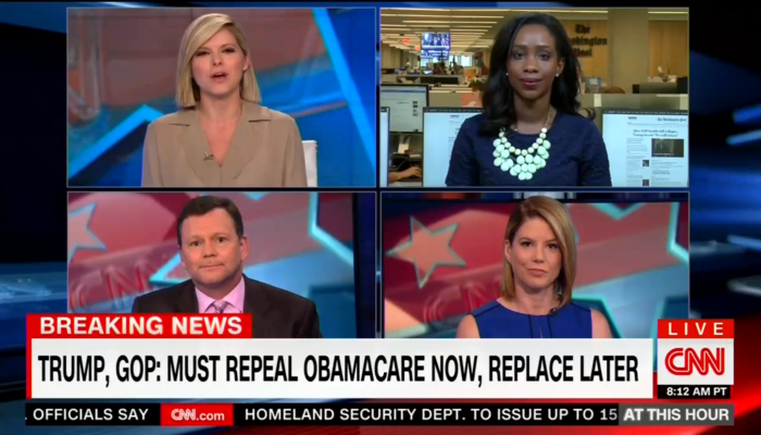 CNN Panelists All Agree: ObamaCare Repeal a 'Stupid Idea,' 'Desperate ...