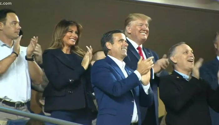 Celebs Root for DC Swamp as They Boo Donald Trump at World Series ...