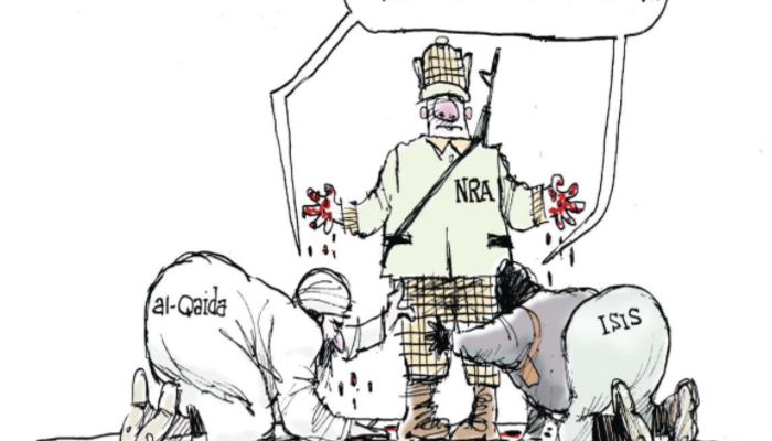 Liberal Hack AJC Cartoonist Blames 'Terrorist' NRA For Texas Church ...