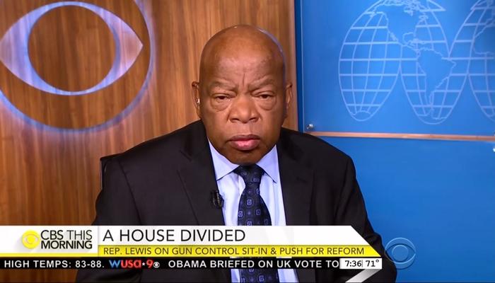 CBS Crew Giddy Over Democrat Rep. John Lewis, Ignore One Critical Fact ...