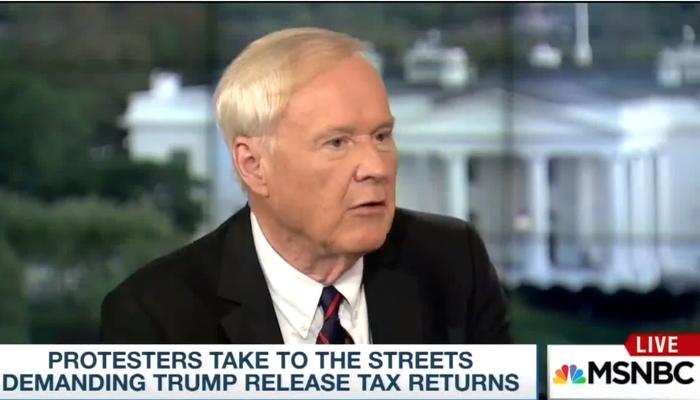 Attn. NBC Legal Dept.: Chris Matthews Says IRS Leaking Trump Tax Info ...