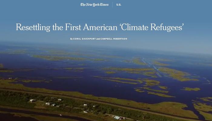 NPR, New York Times Promote 'America's First Climate Change Refugees ...