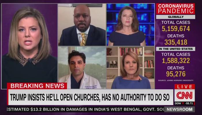 CNN Cries ‘Danger’ at Trump Calling Church ‘Essential’: ‘Political ...