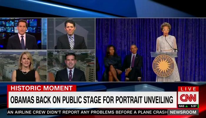 CNN's Gushing Coverage of the Obamas' Presidential Portraits | Newsbusters