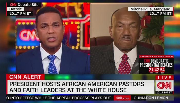 CNN Changes Graphic as Nasty Don Lemon Attacks Black Pastor Who Met ...