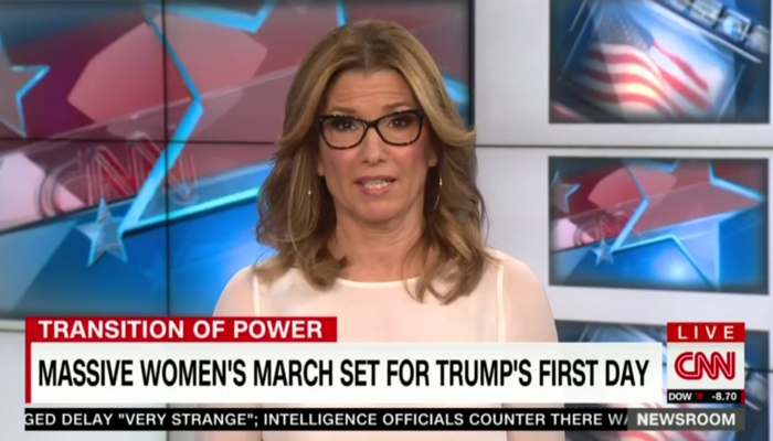 CNN Highlights Liberal Women Marching on DC Pretending to Be Non ...
