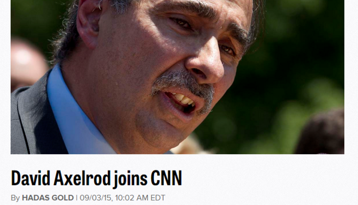 Former Obama Senior Advisor David Axelrod Jumps from MSNBC to CNN ...