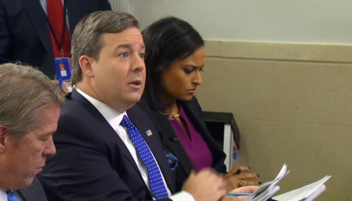 Fox News's Ed Henry Questions White House Flack Over Obama Hypocrisy ...