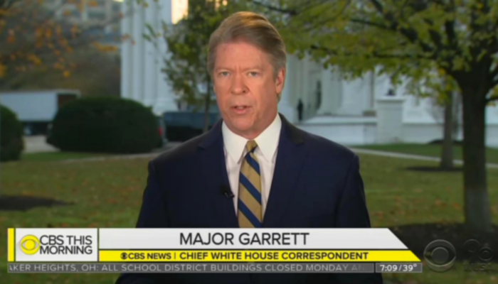 Major Garrett at CBS News: Jim Acosta Violates WH 'Standard of Conduct ...
