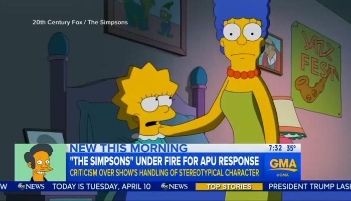 ABC Slams The Simpsons: ‘Retire’ ‘Racist’ ‘Stereotypical’ Apu Character ...