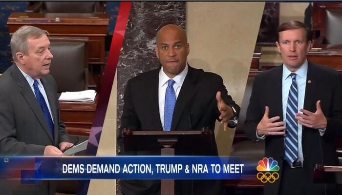 NBC, CBS Champion Democratic Filibuster for Gun Control Legislation ...