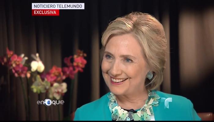 Hillary’s ‘Panderrific’ Telemundo Interview | Newsbusters