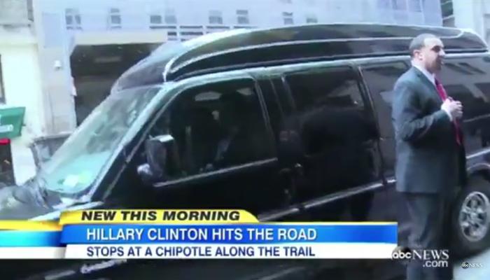 Chuck Todd Mocked for Going Fanboy Over Hillary's Van | Newsbusters