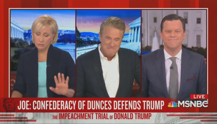 Scarborough Slimes Trump Defense Team: 'Confederacy of Dunces' Dragging ...