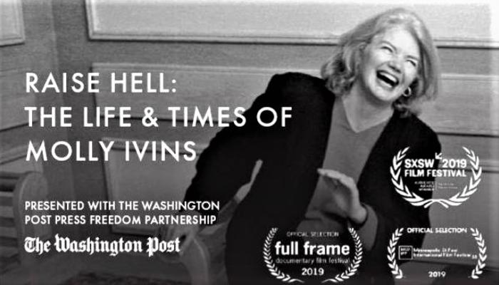 WashPost Promotes Molly Ivins-Loving Documentary 'Raise Hell' at DC ...