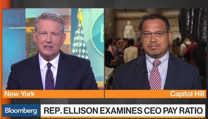 Bloomberg News Encourages Rep. Ellison’s Call to Regulate Pay | Newsbusters