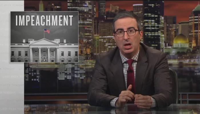 Oliver Begs Dems to Impeach: 'The Case For Inaction' 'Getting Pretty ...