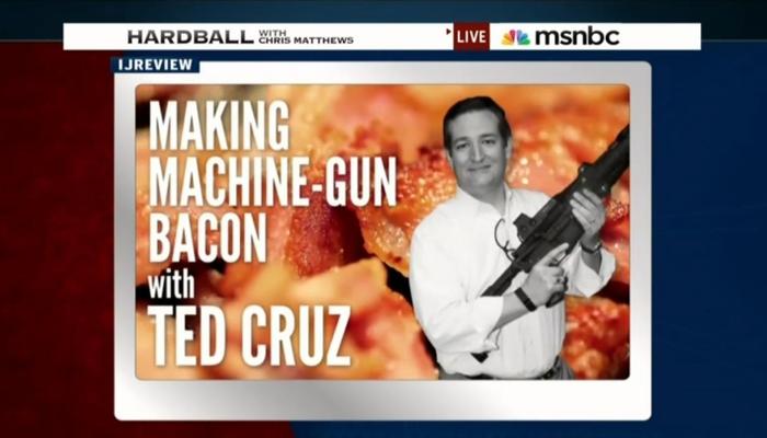 Chris Matthews Not Amused, Seems Oddly Offended, by Cruz's 'Machine Gun ...