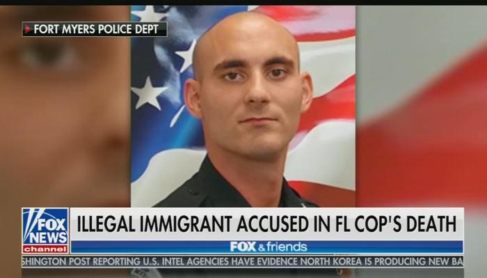 Fox Dares to Expose Illegal Who Murdered Florida Cop; Nets Ignore ...