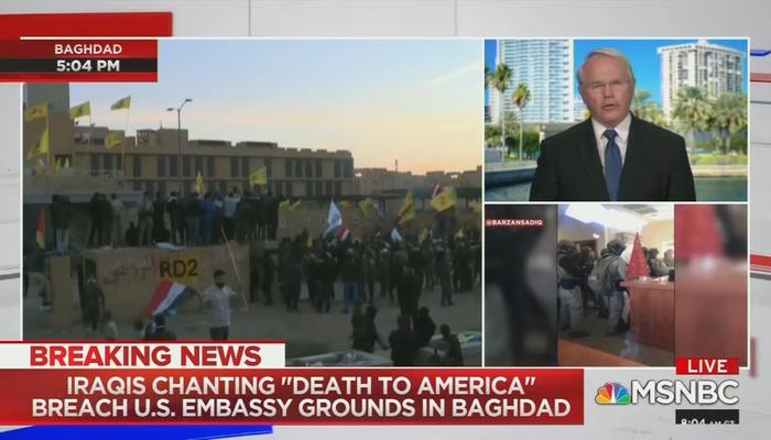 MSNBC Blames Trump For Embassy Crisis in Iraq | Newsbusters