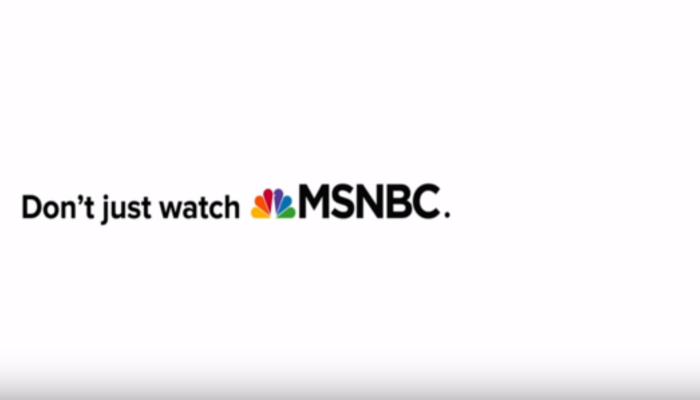 Ad on MSNBC: Don’t Just Watch Us, Follow Other Liberal News, Too ...