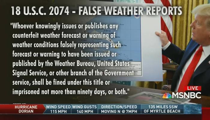 Nets Hope Weather Map Will Finally Bring Down Trump: ‘90 Days in Prison ...