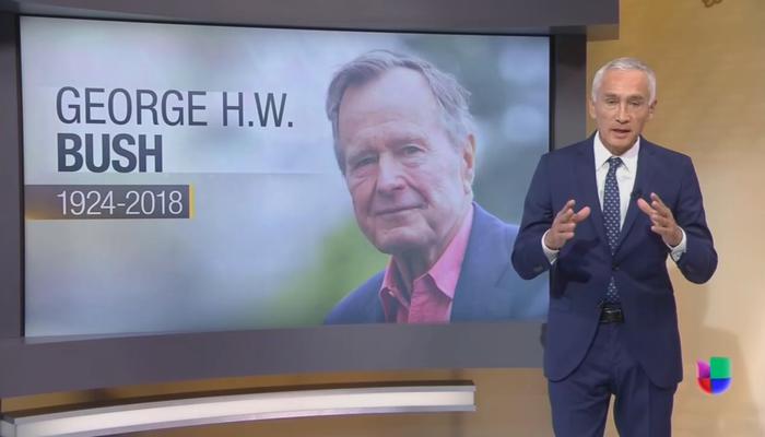 Jorge Ramos George H. W. Bush Memorial Was All About Jorge Ramos ...